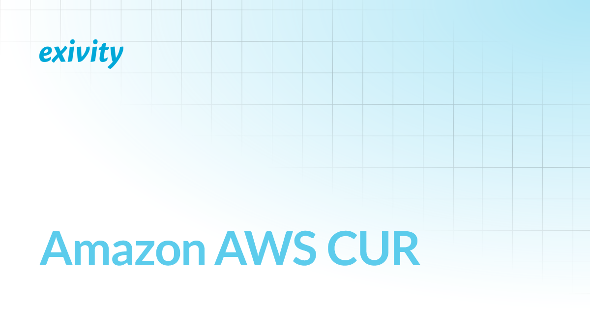 Amazon AWS CUR | Exivity docs